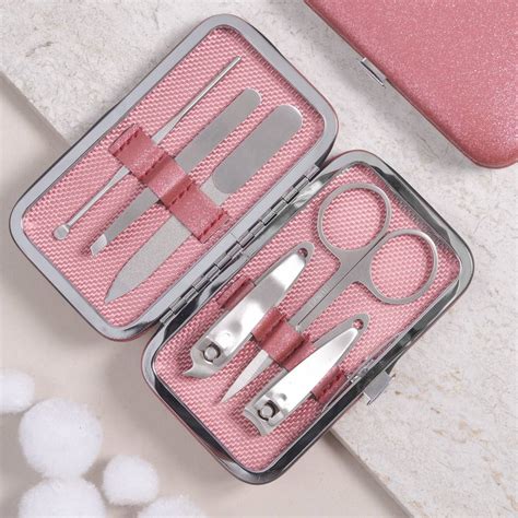 Personalised Ladies Manicure Set Ruby Red By Ginger Rose