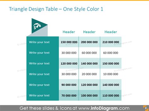 Creative Tables Graphics Ppt Template Data Table Infographic