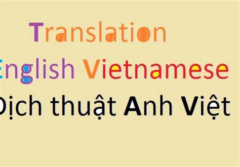 Translate Any Document English Into Vietnamese And Vice Versa By