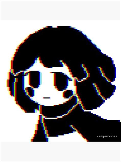 Cute Anime Girl 8 Bit Art Poster For Sale By Rampieonbaz Redbubble