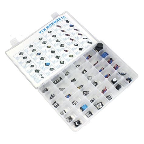 Набор датчиков для Arduino 37 в 1 в пластиковой коробке купить в Алматы