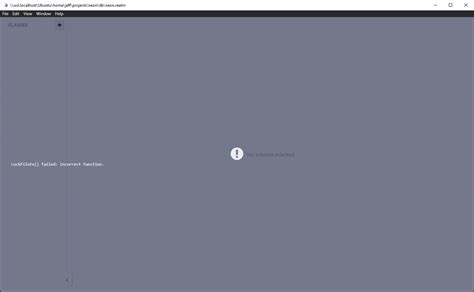 Lockfileex Failed Error When Opening Realm On Windows Via Wsl