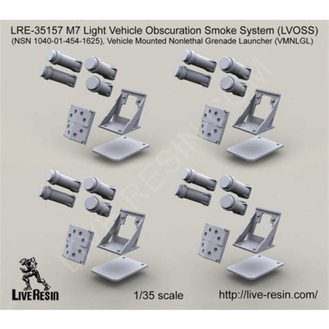 1 35 M7 Light Vehicle Obscuration Smoke System Lvoss 4pcs Live Resin Lre35157