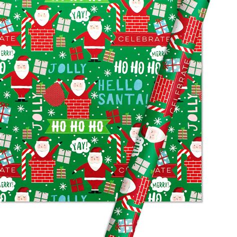 Рождественский подарок оберточная бумага милый мультяшный Санта Клаус Рождественский носок