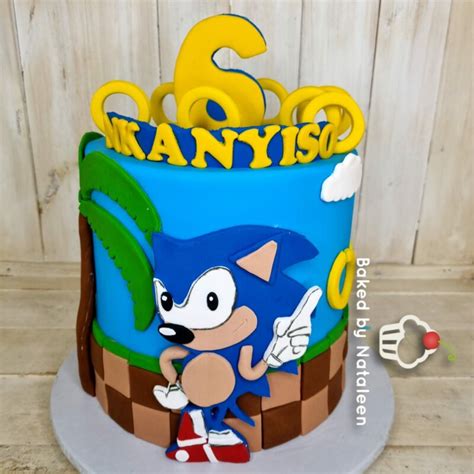Sonic The Hedgehog Birthday Cake 5 Baked By Nataleen