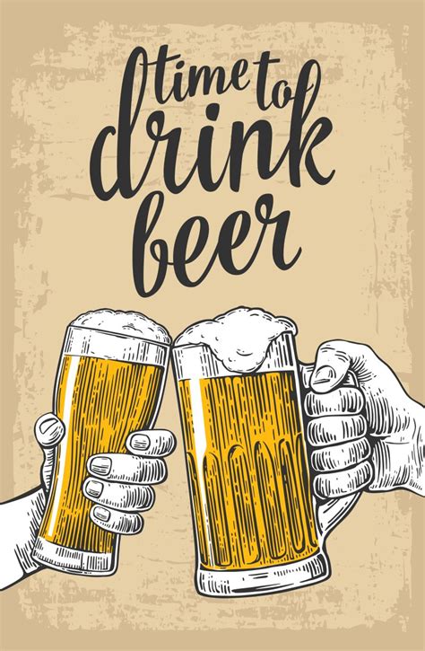 矢量啤酒海报图片 矢量手握啤酒杯的海报设计素材 高清图片 摄影照片 寻图免费打包下载