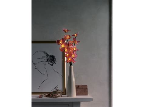 Livarno Home Dekovase Mit Led Leuchtzweig Aus Keramik