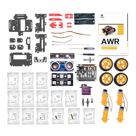 Adeept Awr 4wd Wifi Smart Robot Car Kit For Raspberry Pi Robotshop