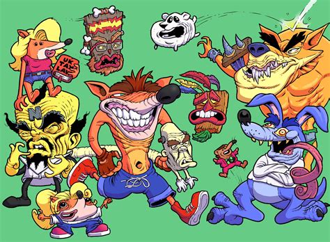 Some Slightly Off Model Crash Fan Art R Crashbandicoot