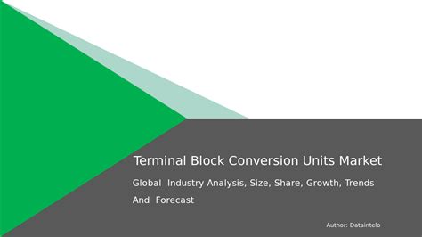Terminal Block Conversion Units Market Report Global Forecast From 2025 To 2033
