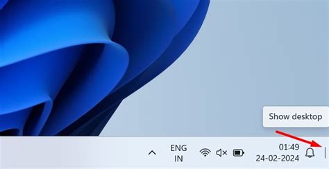 Hoe U De Desktop Knop Weergeven In Windows 11 Inschakelt Wetenschap