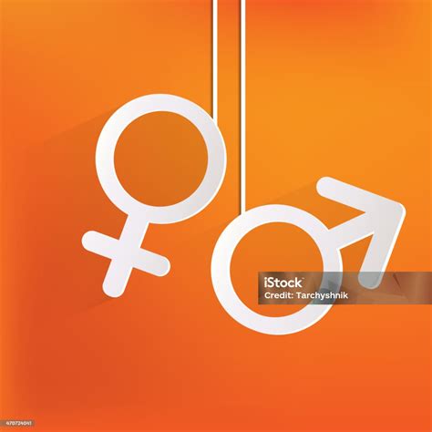 Ilustración De Macho Y Hembra De Símbolos Y Más Vectores Libres De