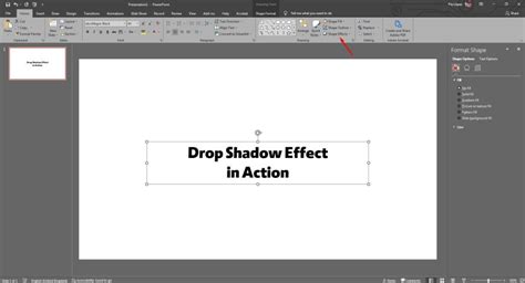 03 Apply Text Shadows Powerpoint SlideModel