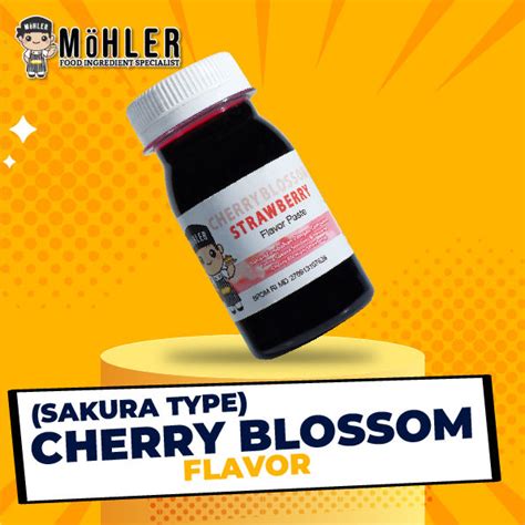 Sakura Cherry Blossom Flavour Paste Emulco 60 Gr [ready Stock] Lazada