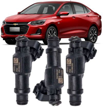 Kit 3 Bicos Injetores Onix 1 0 Flex 3cc Turbo de 2020 À 2025