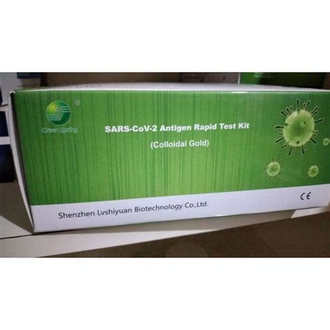 Jual Green Spring Sars Cov 2 Antigen Rapid Test Kit Colloidal Gold Di