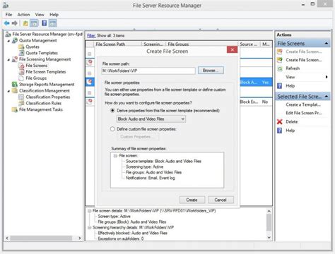 Silvio Di Benedetto Work Folders Implement File Screening And Quota