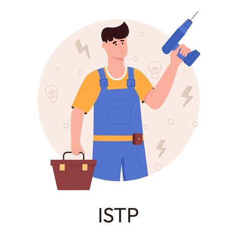 Mbti 사람 유형 개념 Socionics Mbti 성격 테스트 평면 벡터 일러스트 레이 션 프리미엄 벡터