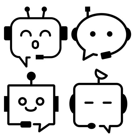 Chatbot Ai Robot Assistance Speech Bubble Message Communication Icon