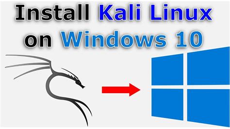 How To Install Kali Linux On Windows 10 YouTube