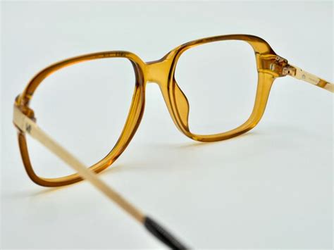 80s Vintage Oversized Eyeglasses Squared Viennaline Gem