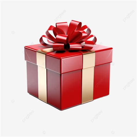 3d 크리스마스 빨간색 선물 상자 Png 크리스마스 3차원 크리스마스 겨울 Png 일러스트 및 이미지 에 대한 무료