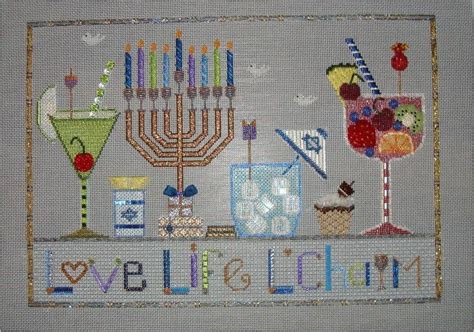 Sew Much Fun Lchaim Stitch By Stitch