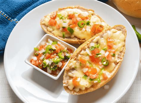 Mexican Molletes Open Faced Sandwich Delishglobe