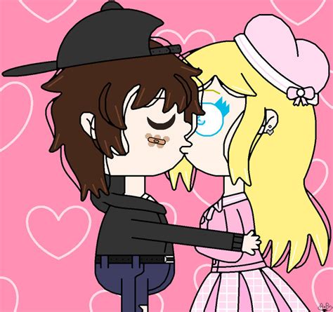 Surprise Kiss By Arwenthecutewolfgirl On Deviantart