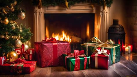 Обои Праздничные Подарки и коробочки обои для рабочего стола фотографии праздничные подарки и