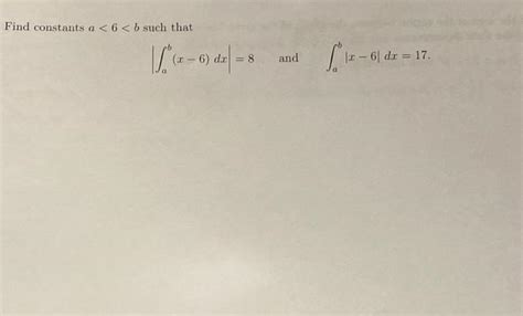 Solved Find Constants A
