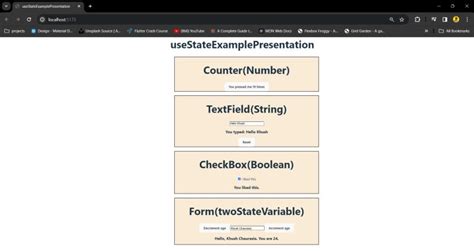How I Used Usestate In React Miniprojects Khush Chaurasia Posted On