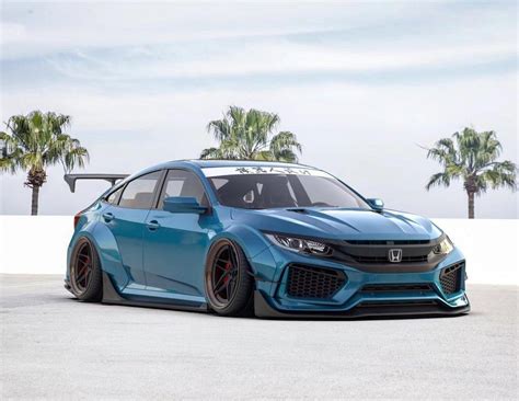 Robot Craftsman Carbon Fiber Widebody Kit For Honda Civic 10th Gen