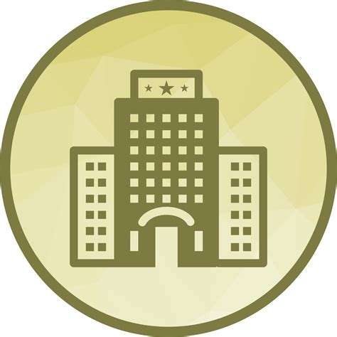 Five Star Building Low Poly Background Icon 16717553 Vector Art At Vecteezy