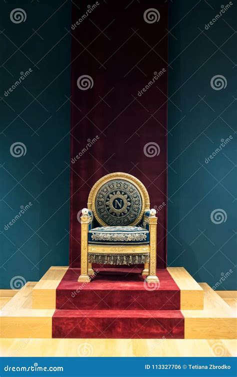 Napoleon Buonaparte Throne Editorial Photo Image Of Pedestal 113327706