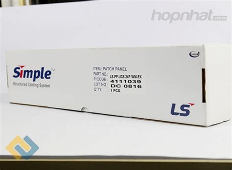 Patch Panel 24 Port Ls Hàng Chính Hãng Giá Tốt