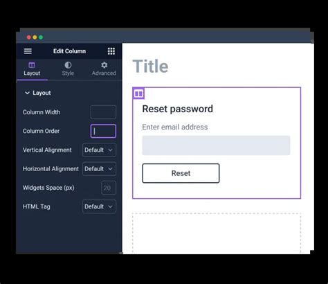 Column Order Option For Elementor Crocoblock