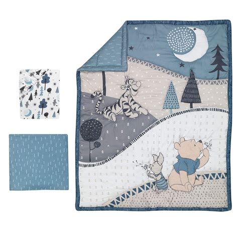 Lambs Ivy Forever Pooh Juego de cama para cuna de bebé 3 piezas color