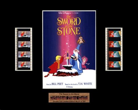 The Sword In The Stone Disney Unframed Double Film Cell Etsy