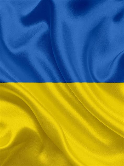 Ukrainian Flag Ukraine Europe National Symbols Silk Flag