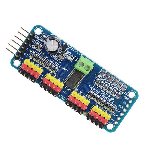 Módulo Expansão Pwm 16 Canais Pca9685 Esp32 Esp8266 Arduino E Muito Mais