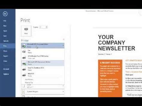 How To Print To Win2PDF From Windows 8 Desktop Apps YouTube