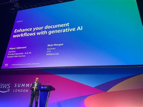 Mayur Udernani On Linkedin Genai Awssummit Awssummitlondon Aws