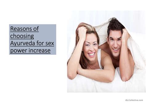 Reasons Of Choosing Ayurveda For Sex… English Esl Powerpoints