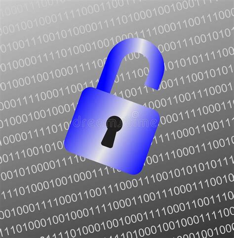 Data Hack Stock Illustration Illustration Of Encrypt 41386429