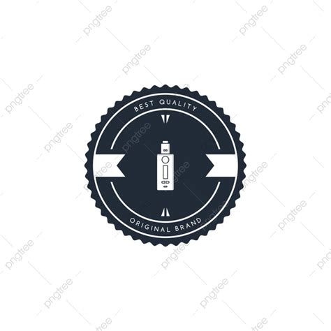 Electric Cigarette Vector Art Png Electric Cigarette Badge Label