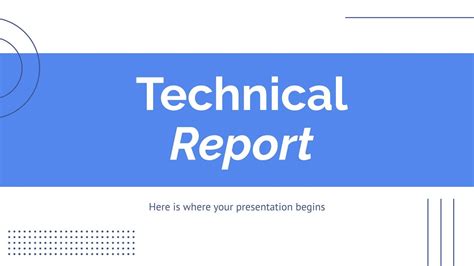 Technical Report Google Slides PowerPoint