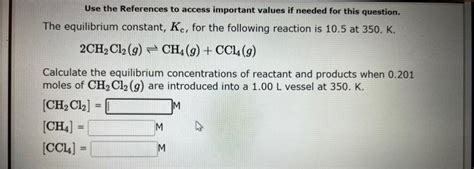 Solved Consider The Following Reaction Chegg