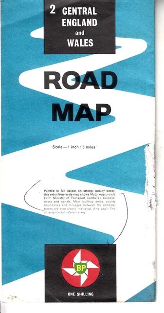 Map Bp Road Map Of Central £600 Picclick Uk