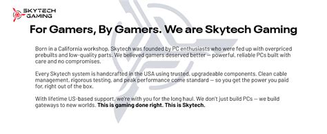 Skytech Gaming Shadow Gaming Pc Desktop Intel Core I7